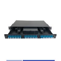 China 1U 24 Port LC Duplex Fiber Optic Patch Panel - 19