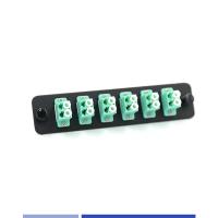 China 6 Port Duplex LC Fiber Adapter Panel with LC/UPC OM3 Adapters for High-Density Network Installations for sale