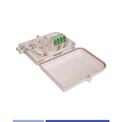 China 24-Port Fiber Optic Distribution Box with SC/APC Adapters, 260×320×90mm ABS Enclosure for FTTx Networks for sale