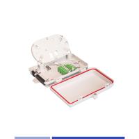 China 4 Port Fiber Optic Distribution Box with SC/LC Adapters - 140×210×40mm, 8 Fiber Capacity for FTTx Networks for sale