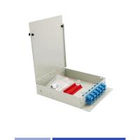 China 12 Port Optical Fiber Distribution Box LC/SC 12 Core Metal Enclosure 140×210×40mm FTTx Network for sale