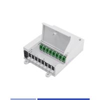 China 8 Port Fiber Optic Distribution Box with SC/APC Adapters - 133×192×47mm Wall Mount Enclosure for FTTx Networks for sale