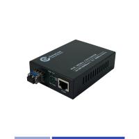 China Gorelink 10/100/1000Mbps Fiber Media Converter - Single-mode SMF Dual LC 1310nm 20KM Transmission for sale