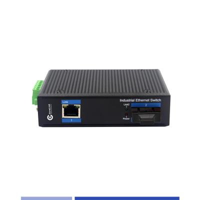 China Industrial Fiber Media Converter 10/100/1000M with SC Port 1310nm 20KM Transmission for Harsh Environments for sale