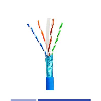 China F/UTP Cat6 Ethernet Cable 23AWG Solid Copper 305m Box 250MHz Gigabit Network Cable for sale