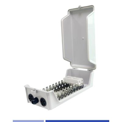 China Waterproof 100 Pair Outdoor Distribution Box Wall Mounting 380×185×113mm for Telecom Systems for sale
