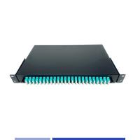 China 1U 96-Core Fiber Optic Patch Panel with LC Quad Ports for 19