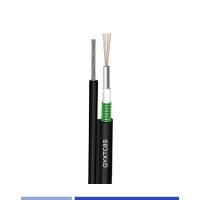 China 2-Fiber Singlemode G652D Aerial Fiber Optic Cable GYXTC8S with 9.8-10.5mm Diameter and Steel Messenger Wire for sale