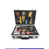 China Fiber Optic Fusion Splicing Tool Kit with 385×275×110mm Case - 18-Piece Professional Set for FTTH & LAN Installations for sale
