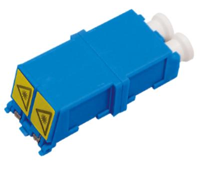 China LC Anti Laser Fiber Optic Adapter Singlemode Duplex with laser protection for sale