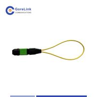 China 12 Fiber MPO/APC Singlemode Fiber Loopback Module for QSFP testing for sale