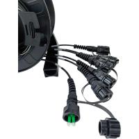 China ODVA LC Outdoor Armored Fiber Patch Cord G657A1,TPU jacket,25m,IP67 waterproof for sale