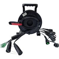 China ODVA LC Outdoor Armored Fiber Patch Cord G657A1,TPU jacket,25m,IP67 waterproof for sale