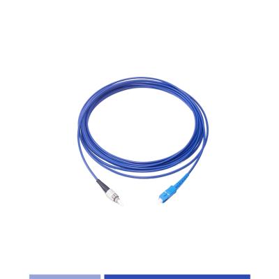 China Armored Fiber Patch Cord  Singlemode FC/UPC-SC/UPC Simplex LSZH with Superior Durability and Protection for sale
