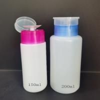 China HDPE Plastic Makeup Remover Bottle Nail Washing Bottle 120ml 150ml 200ml 300ml 500ml for sale