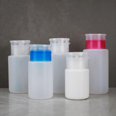 China HDPE Plastic Makeup Remover Bottle Nail Washing Bottle 120ml 150ml 200ml 300ml 500ml for sale