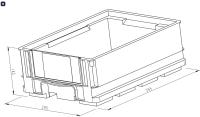 China KLT Plastic Boxes Logistics Boxes Plastic Turnover Boxes VDA Volkswagen General Motors for sale