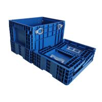 China VDA KLT-F4280 Plastic Turnover Box 600x400x280mm Heavy Duty Logistics Container for sale
