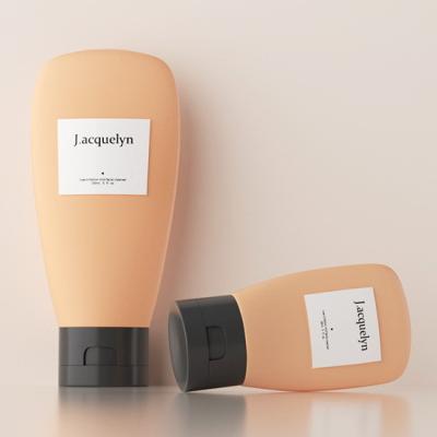 China PE Cosmetic Squeeze Tube 15ml to 200ml Flip Cap Lotion Cream Bottle Reusable Travel for sale