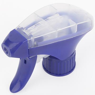 China PP Plastic Square Foaming Gun Trigger Sprayer 28/400 Caliber Double Cover ISO9001 for sale