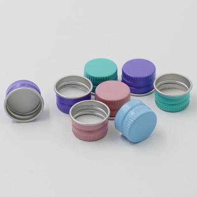 China Aluminum Screw Cap for Hotel Shower Bottles Cosmetic Thread Cover Lids 20mm for sale