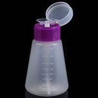 China 180ml Pp Nail Polish Bottle With Plastic Dispenser Pump 30ml - 500ml Volume for sale
