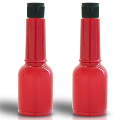 China 100ml PET Plastic Engine Oil Bottle 19g Lightweight Wear Resistant Chemical Container for sale