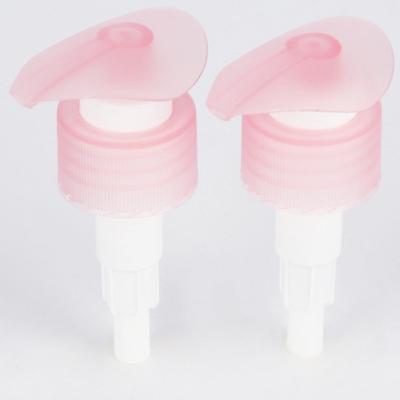 China Threaded Child Resistant Lotion Pump , Colorful Safe Shampoo Lotion Pump for sale