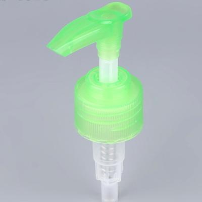China Pp Switch Cosmetic Lotion Pump , Green Uniform Spray Volume 50ml Airless Pump for sale