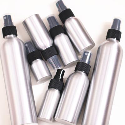 China Alcohol Sterilizing Water Mist Spray Pump 24/410 Aluminum Bottle 30ml-1000ml No Leakage for sale