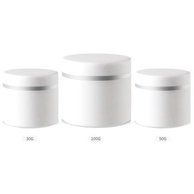 China PP Plastic Cosmetic Cream Jar 5ml to 500ml High Sealing Empty Face Cream Jar for sale