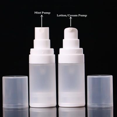 China Frosted Airless Makeup Foundation Pump 5ml-300ml Customizable PP Lotion Dispenser for sale