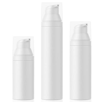 China 50ml Airless Pump Bottle for Toner Shampoo Cream No Leakage Cosmetic Packaging for sale