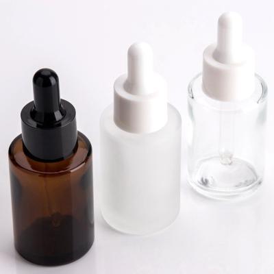 China 30ml Glass Dropper Bottle for Skin Care Anti Dust Easy Carry 20ml 50ml 80ml 100ml for sale