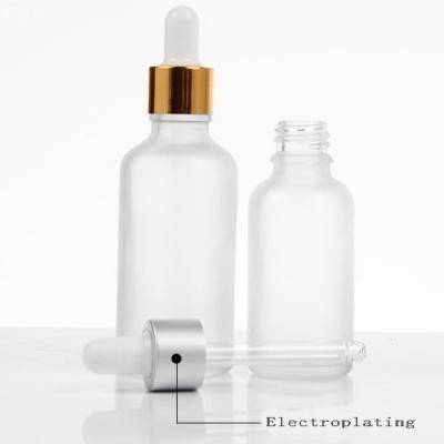 China Hyaluronic Acid Glass Bottles 10ml to 100ml Customizable Volume Dropper Bottles for Essence Oil for sale