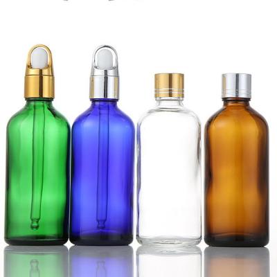 China Customizable Glass Dropper Bottles 10ml to 100ml Chemical Resistant Refillable for sale