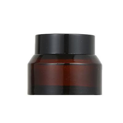 China Customizable 15g 100g Glass Cream Jar with PP Aluminum Cap for Cosmetic Packaging for sale