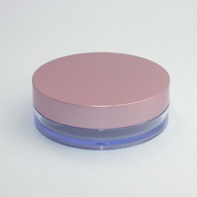 China 7g Round Loose Powder Cosmetic Jar with Filter High Sealing PP Aluminum Container for sale