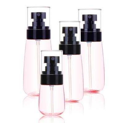 China Empty PETG Plastic Spray Bottle 100ml Fine Mist Perfume Toner Foggy Sprayer for sale