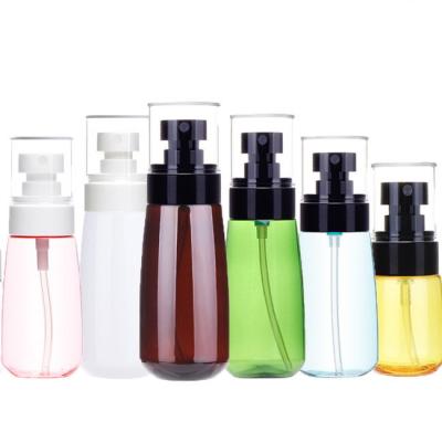 China PETG Small Spray Bottle Pump 30ml 60ml 80ml 100ml Wear Resistant for Perfume Toner Cream for sale