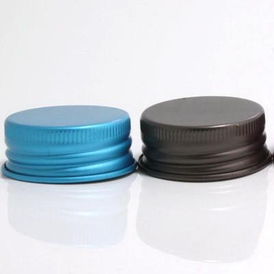 China Customizable Aluminum Screw Cap for Glass Bottles Waterproof Leakproof 28mm for sale