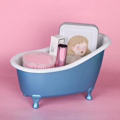 China Eco Friendly PP Mini Plastic Bathtub Container for Cosmetics Custom Volume 50ml for sale