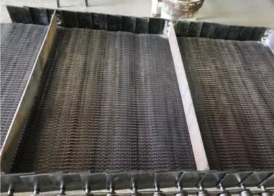 China 201 Stainless Steel Compound Balanced Wire Mesh Belt for Screws Convey 10mm Pitch for sale