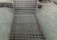 China Stainless Steel Eye Link Conveyor Belt 25.4mm Pitch for Food Cooling Large Open Area for sale