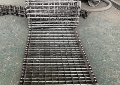 China Stainless Steel Eye Link Conveyor Belt 25.4mm Pitch for Food Cooling Large Open Area for sale