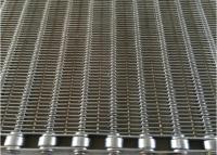 China SS304 Eye Link Conveyor Belt for Fried Food Processing 2mm Wire Diameter for sale