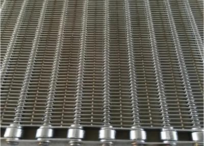 China SS304 Eye Link Conveyor Belt for Fried Food Processing 2mm Wire Diameter for sale