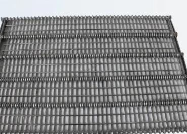 China SS316 Stainless Steel Eye Link Conveyor Belt for Air Drying - 60-70% Open Area, Custom Widths 100-2000mm for sale
