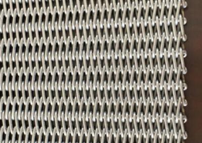 China Food Grade 304 Stainless Steel Balanced Weave Conveyor Belt 0.8-4mm Wire for sale