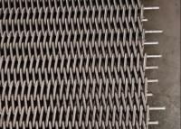 China Biscuit Baking Mesh Type Conveyor Belt Carbon Steel Compound Balanced Weave for sale